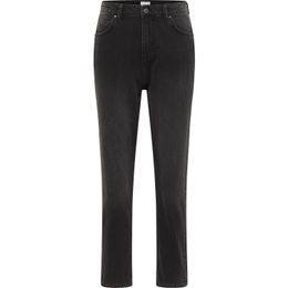 Mustang Damen Mom-Jeans "Damen Style Charlotte Tapered"840 schwarz, Gr. 29, unifarben, 99% Baumwolle, 1% Elasthan, Jeans
