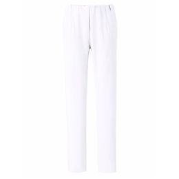 Classic Basics Damen Stretch-Hose, wei&szlig;, Gr. 28, unifarben, 91% Polyester, 6% Viskose, 3% Elasthan, Hosen