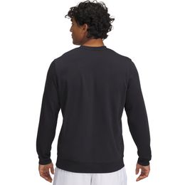 Under Armour Herren Langarmshirt "UA RIVAL TERRY LOGO CREW Q2", wei&szlig;, Gr. XL, Obermaterial: 80% Baumwolle, 20% Polyester, Shirts, Langarm-Design, aus