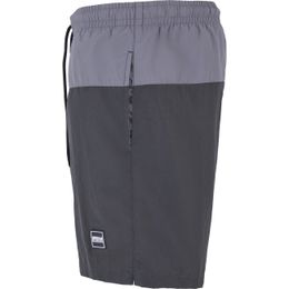 Urban Classics Herren Badeshorts "Urban Classics Herren Block Swim Shorts"schwarzbird, asphalt, Gr. M, 100% Polyamid, Badehosen