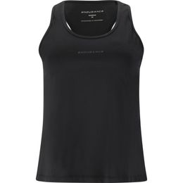 Endurance Nan Running Top Bekleidung Damen schwarz