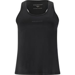 Endurance Nan Running Top Bekleidung Damen schwarz