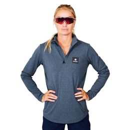 Saysky Blaze Half Zip Light Fleece Bekleidung Damen blau