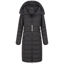 Navahoo Damen Winterjacke "Mondmaedchen", schwarz, Gr. M, Obermaterial: 100% Polyester; Innenseite: 100% Polyester, Jacken, Extra langer Schnitt mit
