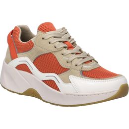 Josef Seibel Damen Sneaker "Lissi 13, weiss-rot", Gr. 37, wei&szlig;, Obermaterial: 80% Rindsleder Leather cow. 20% Textilmaterial TEXMAT., Schuhe