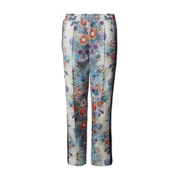 Just Cavalli Hose 'TROPICAL GARDEN' Herren Gr&ouml;&szlig;e 34 petrol / lila / orange / wei&szlig;