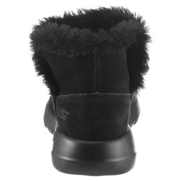 Skechers Damen Winterboots "On the Go Joy - Bundle Up", Gr. 41, schwarz, Veloursleder, Schuhe, Snowboots mit Fellimitat-Besatz