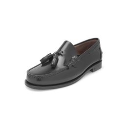 Henry Stevens Herren Loafer "Hunter M TL", Gr. 41, schwarz, Kalbsleder, Schuhe