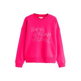 next Sweatshirt Damen Gr&ouml;&szlig;e S pink / wei&szlig;