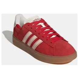 Sneaker Adidas SPORTSWEAR "GRAND COURT 2.0", Damen, Gr. 40, better scarlet, wonder quartz, sanftes wei&szlig;, Leder, Synthetik, Schuhe Sneaker
