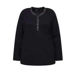 Ulla Popken Bluse Damen Gr&ouml;&szlig;e M/L braun / schwarz