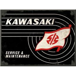 Nostalgic Art Kawasaki - Tank Logo, Magnet