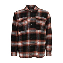 Jack & Jones Plus Jack & Jones Plus Jacke 'JORVESTERBRO' Herren Gr&ouml;&szlig;e XXL rostbraun / schwarz / wei&szlig;