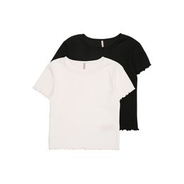 Only Girls T-Shirt M&auml;dchen Gr&ouml;&szlig;e 158/164 schwarz / wei&szlig;