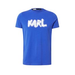 K by KARL LAGERFELD Karl Lagerfeld T-Shirt Herren Gr&ouml;&szlig;e M royalblau / wei&szlig;