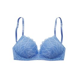Lascana BH Damen Gr&ouml;&szlig;e 85 royalblau / hellblau