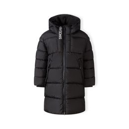 MINOTI Winterjacke Jungen Gr&ouml;&szlig;e 92/96 schwarz / naturwei&szlig;