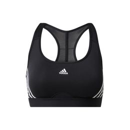 adidas Sportswear Sport-BH 'Powerreact' Damen Gr&ouml;&szlig;e L schwarz / wei&szlig;