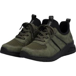 Rieker Damen Sneaker f&uuml;r kr&auml;ftige F&uuml;&szlig;e khaki Gr&ouml;&szlig;e 38