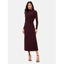 Lipsy Kleid Damen Gr&ouml;&szlig;e 42 burgunder Winterkleid