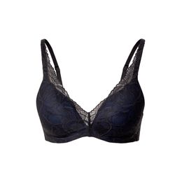 Triumph BH 'Body Make-Up Illusion' Damen Gr&ouml;&szlig;e 70 dunkelblau / schwarz