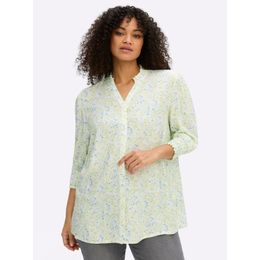 sheego Bluse mit Stehkragen