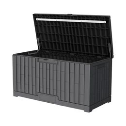 Tchibo - Kunststoff-Kissenbox - 58,5x123x62cm - Polypropylen / Aluminium
