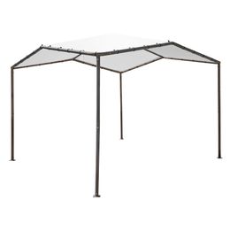 Tchibo - Stoff-Pavillon - 317x317x271cm - grau - Stahl / Polyester