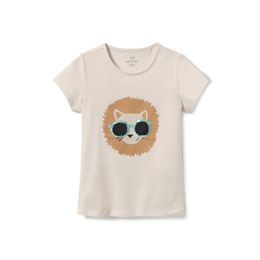 Tchibo - Kinder-T-Shirt mit Wendepailletten - Gr. 98/104 - beige