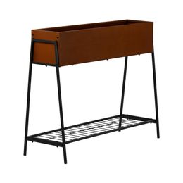 Tchibo - Hochbeet mit Ablage - 100x35x80cm - braun - Stahl