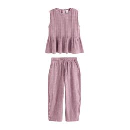 next Pyjama Damen Gr&ouml;&szlig;e M magenta / altrosa Winterkleid