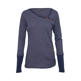 Iriedaily Shirt Damen Gr&ouml;&szlig;e L navy / wei&szlig;