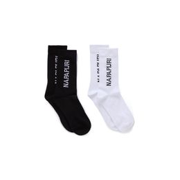 Napapijri Socken Damen Gr&ouml;&szlig;e 35/40.5 schwarz / wei&szlig;
