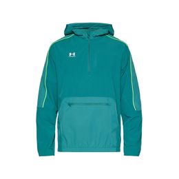 Under Armour Sportjacke 'Challenger' Herren Gr&ouml;&szlig;e XXL petrol / grasgr&uuml;n / wei&szlig;