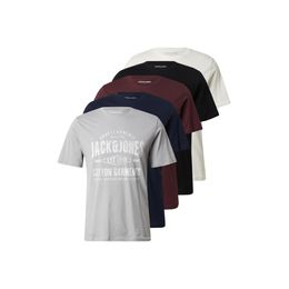 Jack & Jones Jack & Jones T-Shirt Herren Gr&ouml;&szlig;e XXL navy / grau / bordeaux / schwarz