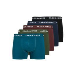 Jack & Jones Jack & Jones Boxershorts 'JФСЕeo' Herren Gr&ouml;&szlig;e L navy / petrol / burgunder / schwarz