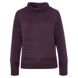 Peter Hahn - Pullover, lila, Gr. 48 / XL - Baumwolle