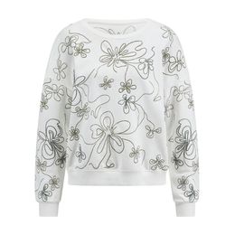 Margittes - Sweatshirt, weiss, Gr. 38 / S - Baumwolle