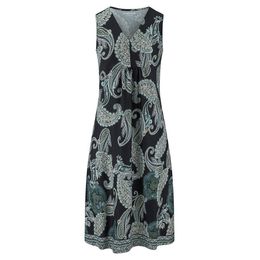 Green Cotton - &Auml;rmelloses Kleid Johanne, schwarz, Gr. 44 / L - Baumwolle