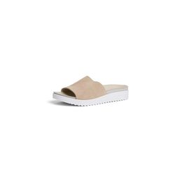MUBB - Pantolette, beige, Gr. 40 - Leder