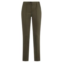 Fadenmeister Berlin - Kn&ouml;chellange Slim Fit-Hose, gr&uuml;n, Gr. 44 / L - Baumwolle