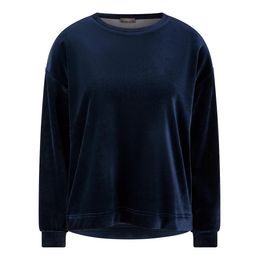 Peter Hahn - Lange Nicki-Sweatshirt, blau, Gr. 46 / L - Baumwolle