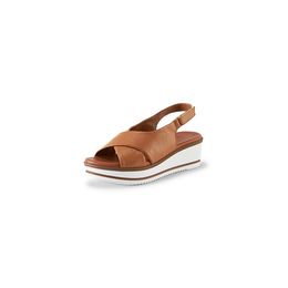 Peter Hahn - Sandale, braun, Gr. 40 - Leder