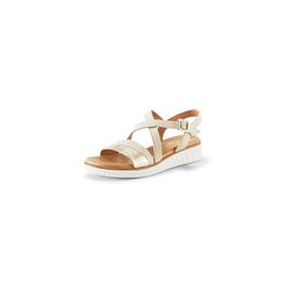 Peter Hahn - Sandale, beige, Gr. 37 - Leder
