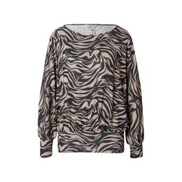 ZABAIONE Shirt 'Mi44a' Damen Gr&ouml;&szlig;e XXL beige / schwarz