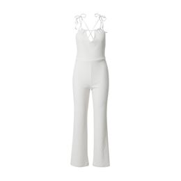 ABOUT YOU X Sofia Tsakiridou Jumpsuit 'Leia' Damen Gr&ouml;&szlig;e M wei&szlig; / offwhite