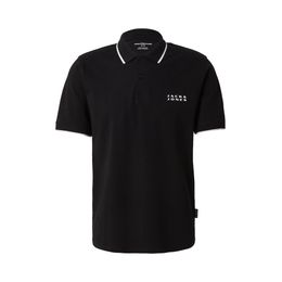 Jack & Jones Jack & Jones Poloshirt 'JCOSTANCE' Herren Gr&ouml;&szlig;e L schwarz / wei&szlig;