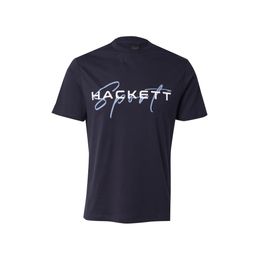 Hackett London T-Shirt Herren Gr&ouml;&szlig;e XXL navy / pastellblau / wei&szlig;