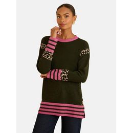 Love & Roses Pullover Damen Gr&ouml;&szlig;e XXXL pink / schwarz