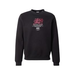 Jack & Jones Jack & Jones Sweatshirt 'JCOSCRIPTURE' Herren Gr&ouml;&szlig;e XL grenadine / schwarz / wei&szlig;